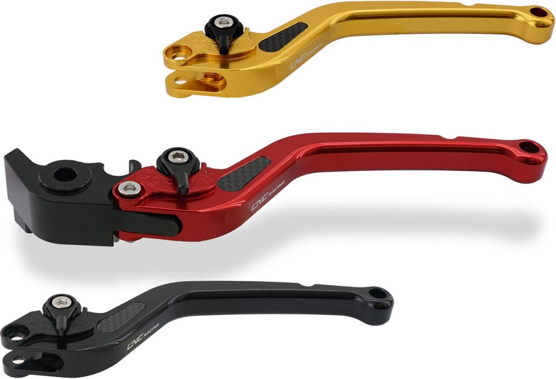 CNC Racing Clutch lever - long model 190 mm, Gold | LCL49G