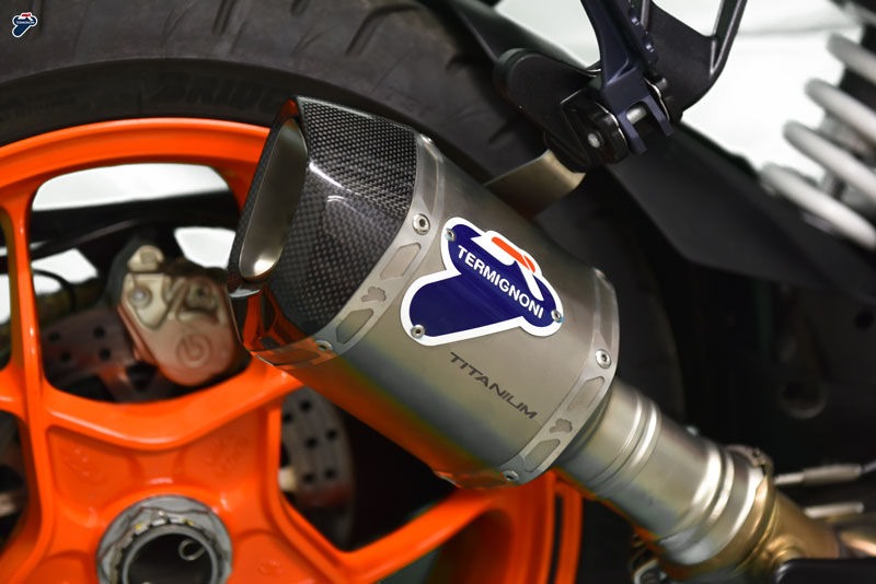 Termignoni SLIP ON RELEVANCE D70+LINK, TITANIUM, TITANIUM SLEEVE ...